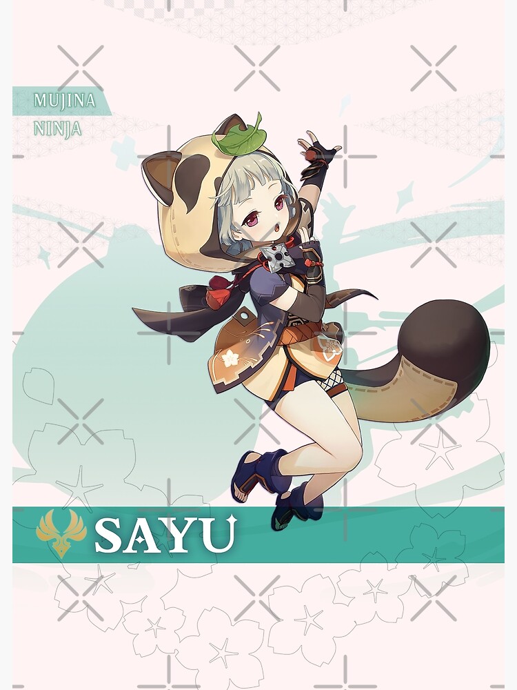 "Sayu Genshin Impact" Poster for Sale by Saikishop | Redbubble