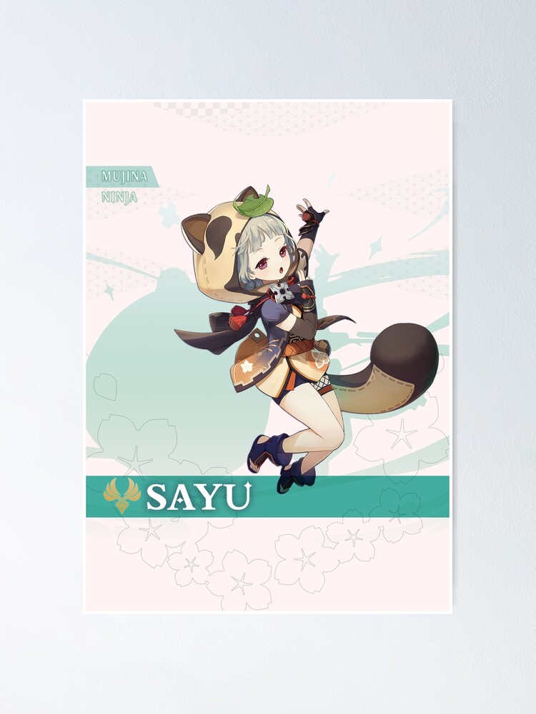 "Sayu Genshin Impact" Poster for Sale by Saikishop | Redbubble