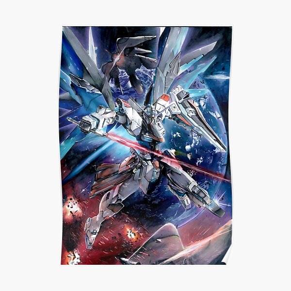 "POWER GUNDAM" Poster for Sale by arishimaatsuko | Redbubble