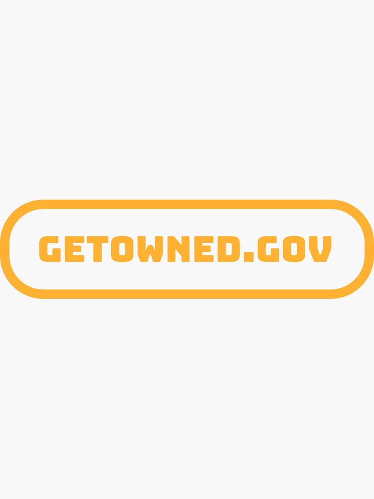 "Get owned in games meme" Sticker for Sale by AmirDZG | Redbubble