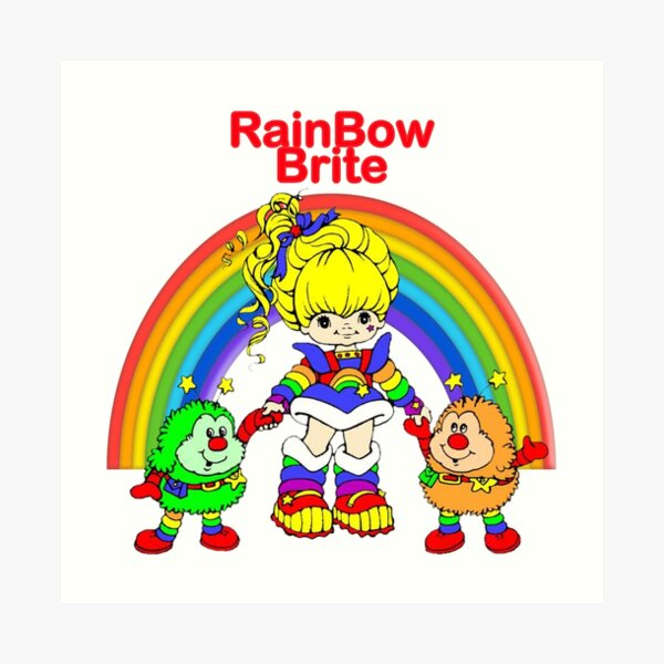 "Rainbow Brite and the Star Stealer Characters" Art Print for Sale by ...