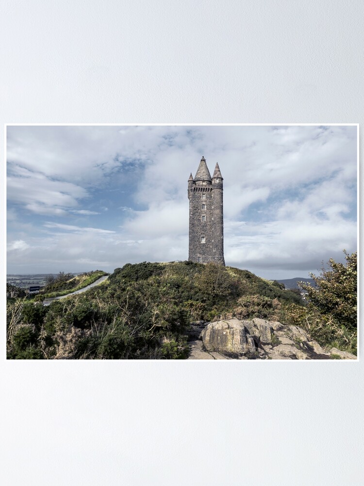 "Scrabo Tower, Newtownards, Northern Ireland" Poster for Sale by ...