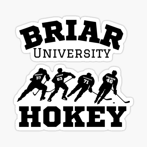"Briar University hokey " Sticker by suny-shop | Redbubble