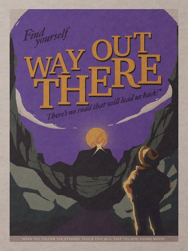 "Lord Huron Way Out There" Poster for Sale by knappalachian | Redbubble
