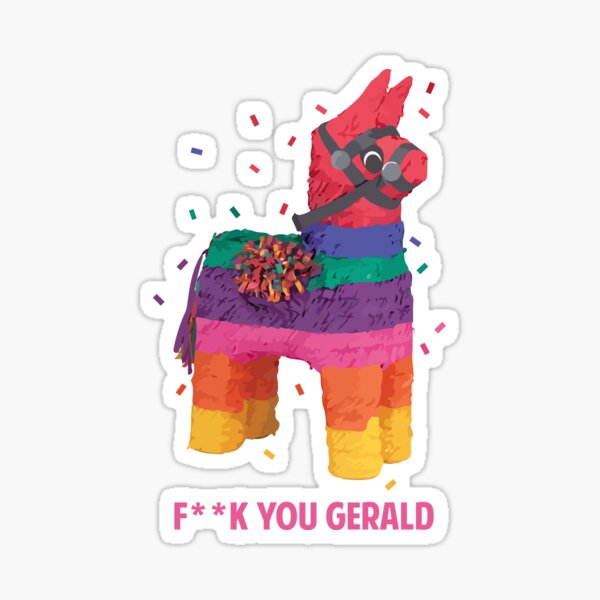 "FU GERALD" Sticker by daisylramirez | Redbubble