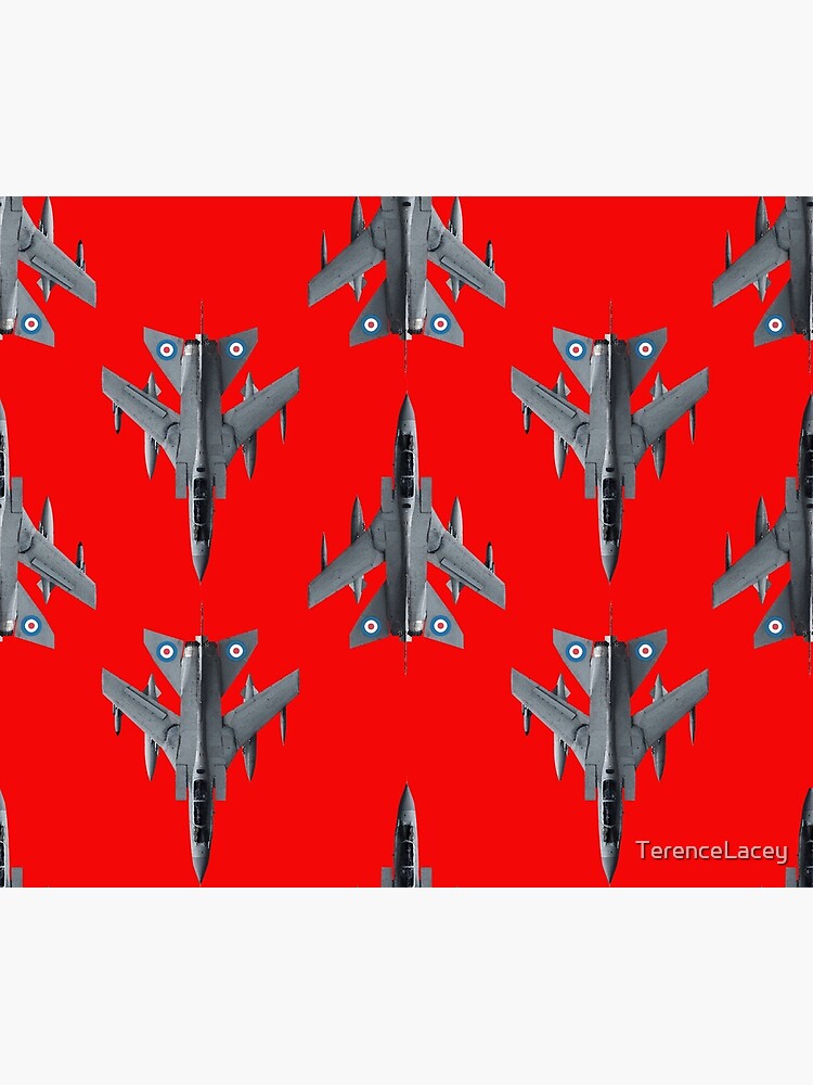 "Fighter Jet V2 Red" Poster for Sale by TerenceLacey | Redbubble