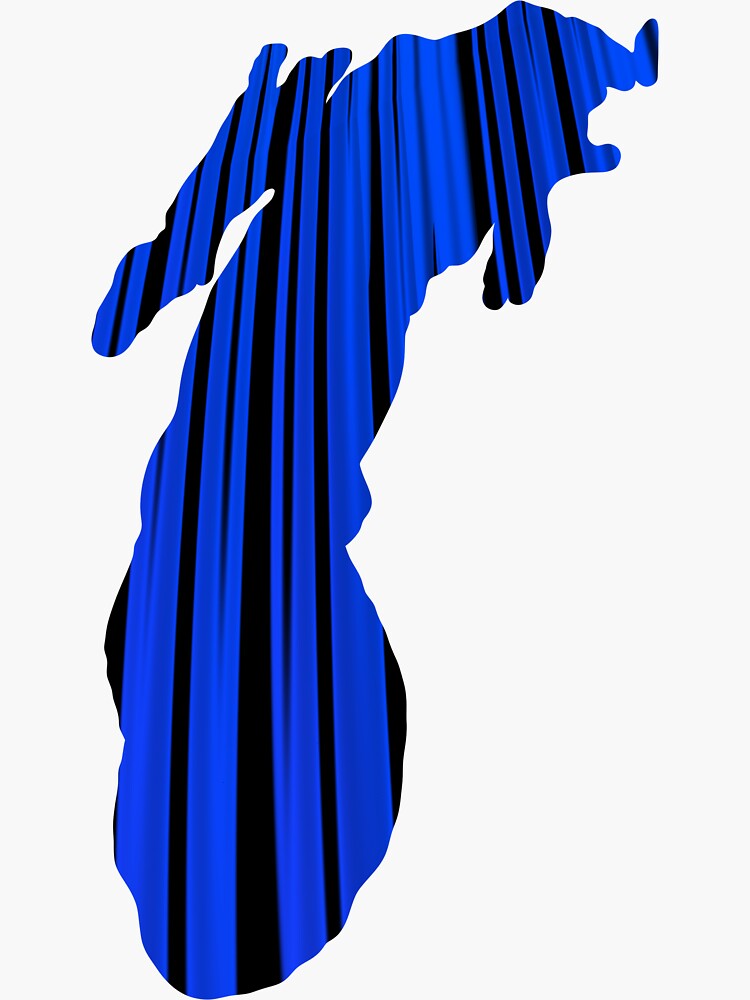 "Lake Michigan (4)" Sticker for Sale by ArcherAshleyArt | Redbubble