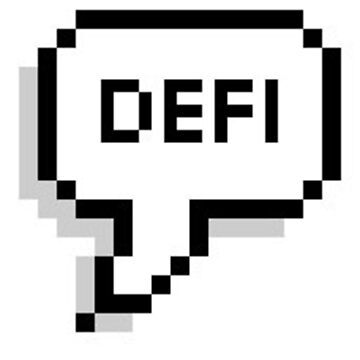 "DEFI - Crypto" Sticker for Sale by reallyrealnow | Redbubble