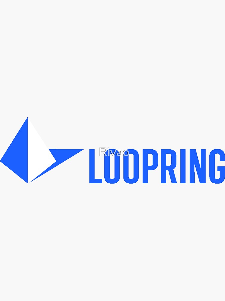 "Loopring LRC Blockchain Logo" Sticker for Sale by Rivao | Redbubble