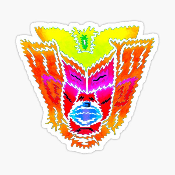 "ELECTRIC GOD" Sticker by holografica | Redbubble