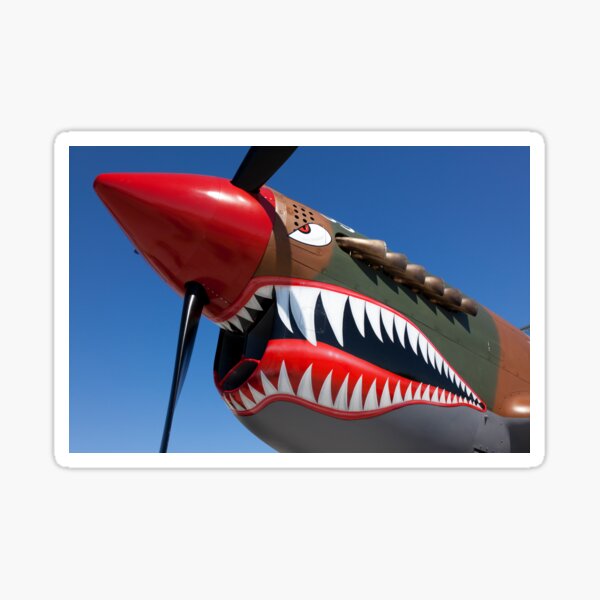 "Flying tiger plane" Sticker for Sale by photogarry | Redbubble