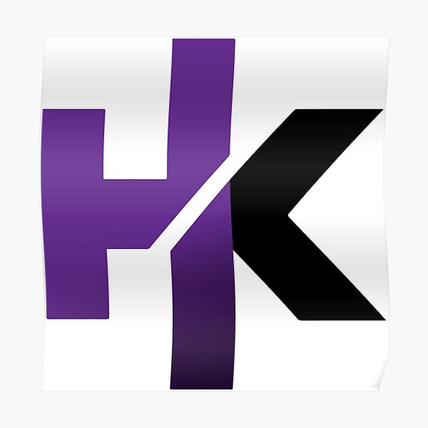 "HK, Gaming Clan logo" Poster by DuckDuckArt | Redbubble