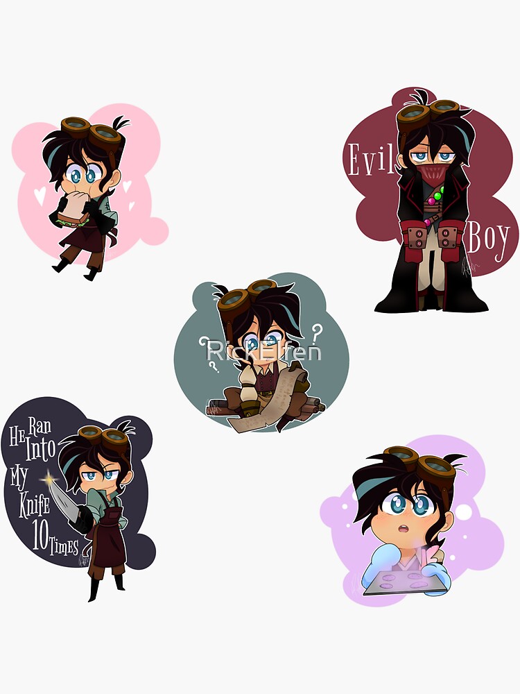 "Varian Sticker Set! " Sticker for Sale by RickElfen | Redbubble