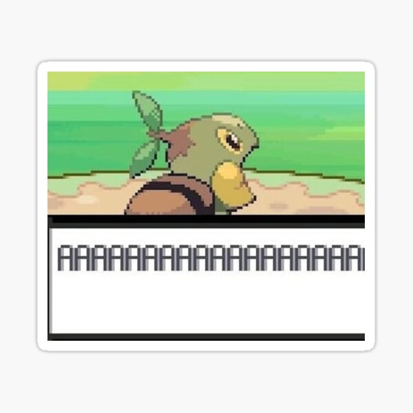 "screaming turtwig" Sticker by turkeyandcheese | Redbubble