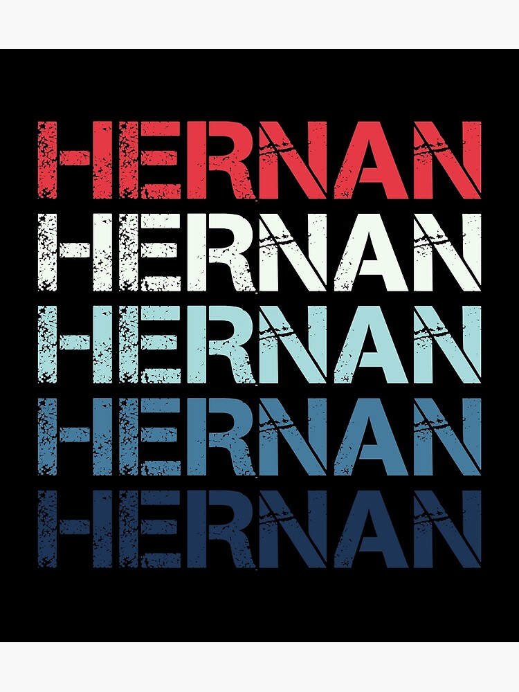 Póster «Camiseta con nombre de Hernan - Camiseta de artículo de regalo ...