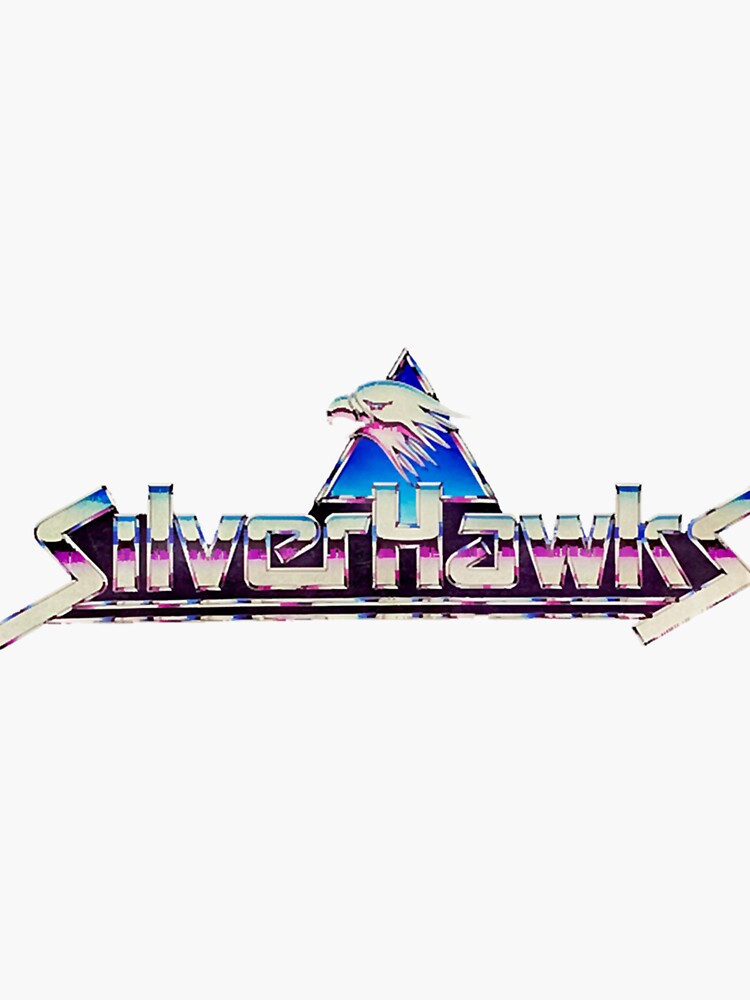 "Silver Hawks Logo " Sticker for Sale by The1201ItemShop | Redbubble
