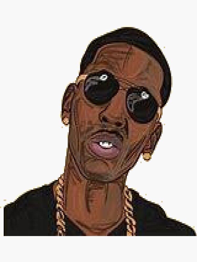 "young dolph" Sticker for Sale by ikrame-shop | Redbubble