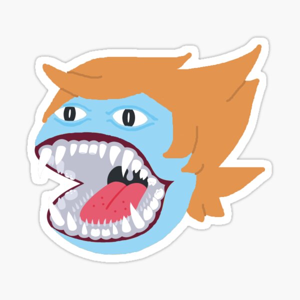 "unhinged temoc" Sticker for Sale by croninians | Redbubble