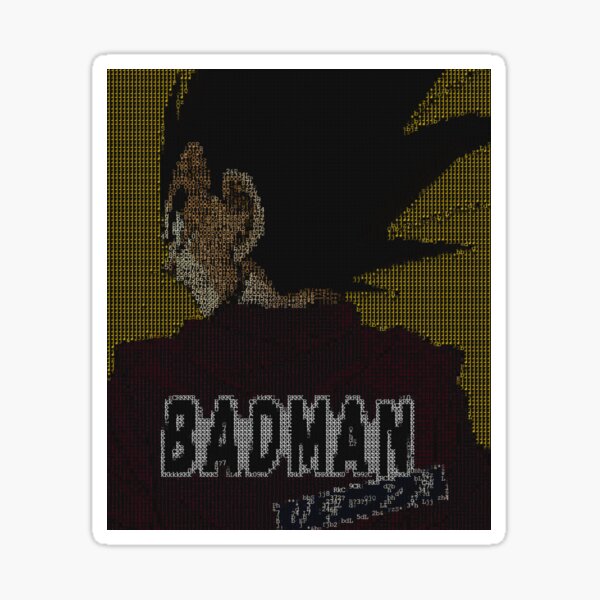 "Vegeta Badman " Sticker for Sale by LiveYourStyle | Redbubble