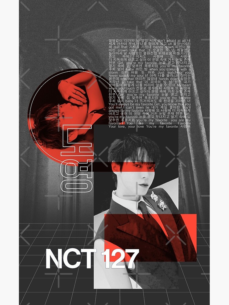 "nct 127 favorite (vampire) webcore edit - doyoung" Poster by ...