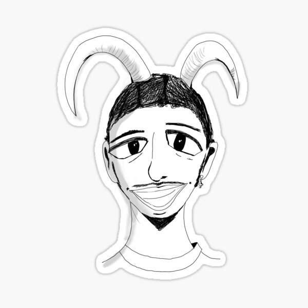 "I AM DA GOAT!" Sticker for Sale by chunkaangXpriss | Redbubble