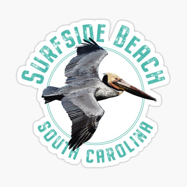 "Surfside Beach South Carolina" Sticker for Sale by Futurebeachbum ...