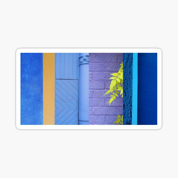 "Abstract wall collage" Sticker by TalBright | Redbubble