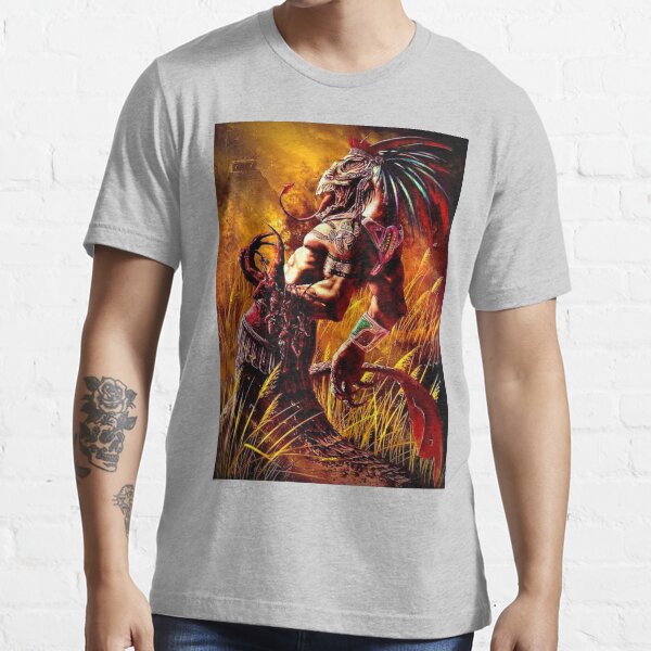 A Nahual Mayan Shaman Transforming Into Some Creature Or Animal With A