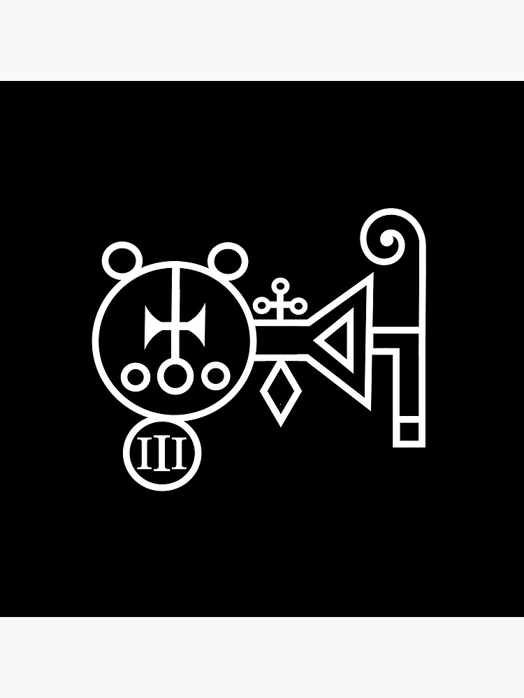 "Amdusias sigil - Goetia (uncircled / white)" Art Print for Sale by ...