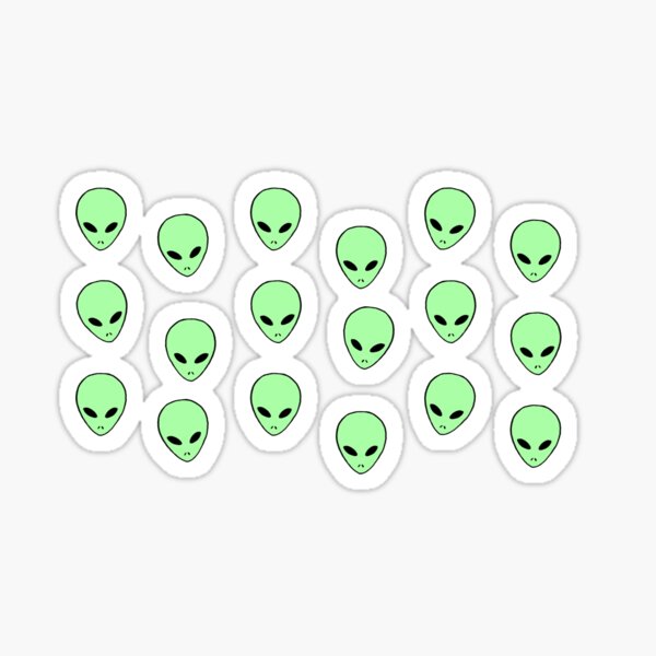 "Aliens" Sticker by singersalvagart | Redbubble
