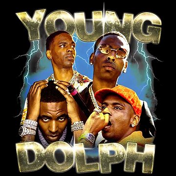 "Young Dolph" Sticker for Sale by juscitemaim | Redbubble