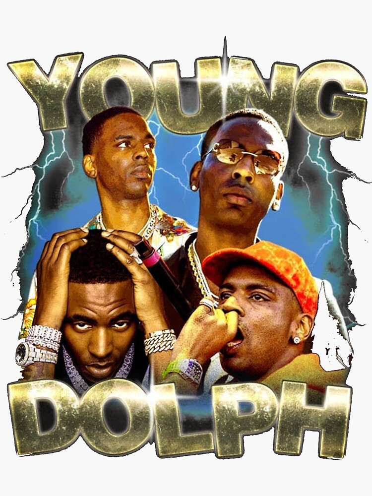 "Young Dolph" Sticker for Sale by juscitemaim | Redbubble