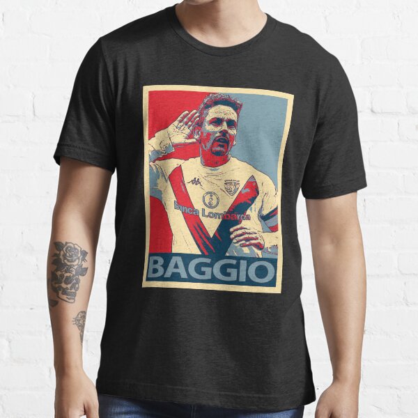 "Roberto Baggio" T-shirt for Sale by Masseyart | Redbubble | roberto ...