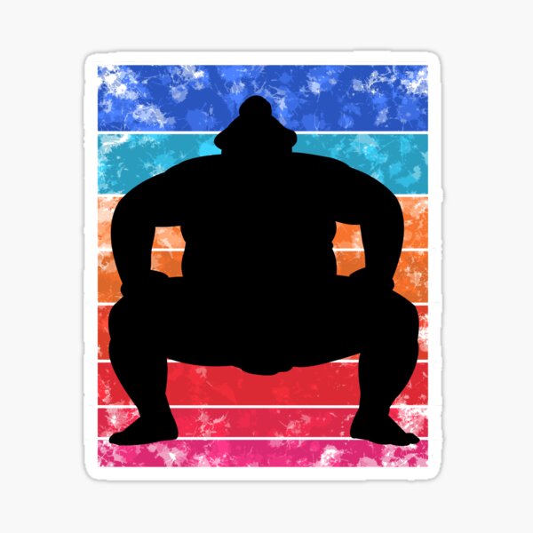 "Sumo wrestler sumo martial art" Sticker by phys | Redbubble