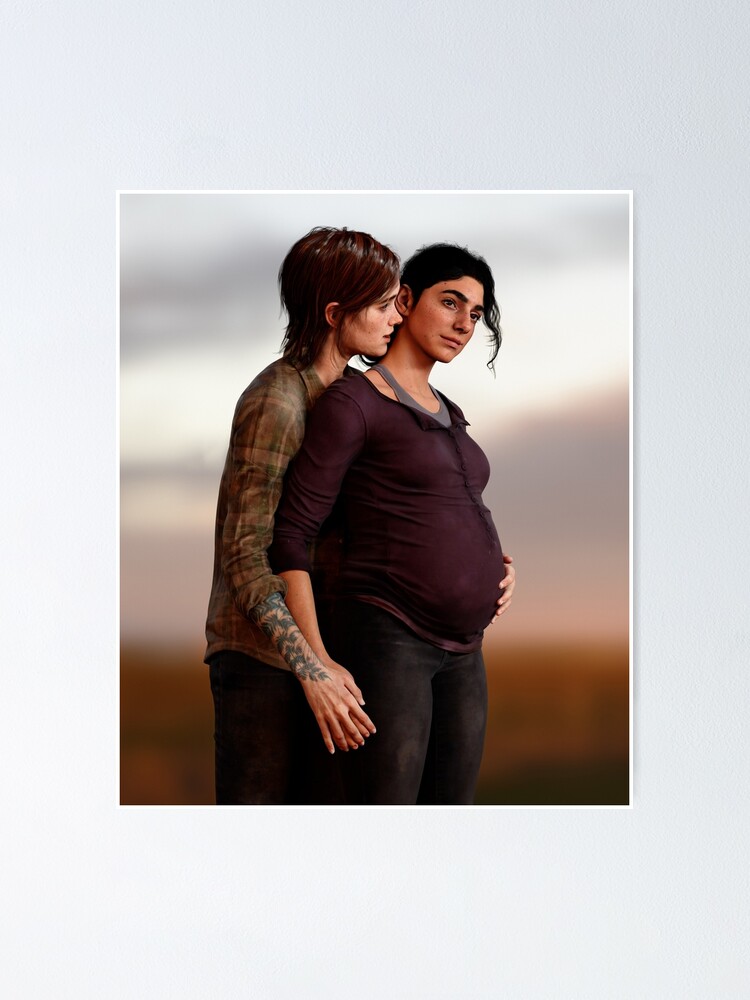 "Farm Ellie and Pregnant Dina" Poster for Sale by CapricaPuddin | Redbubble