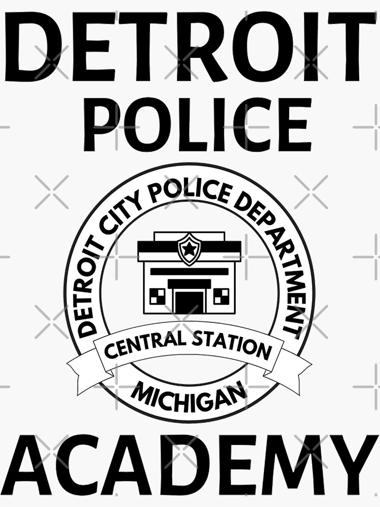 "Detroit Police Academy Detroit Become Human " Sticker by chetan786 ...