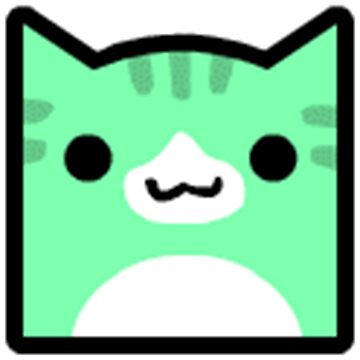 "Juniper Geometry Dash icon cat cube" Metal Print for Sale by Aerma ...