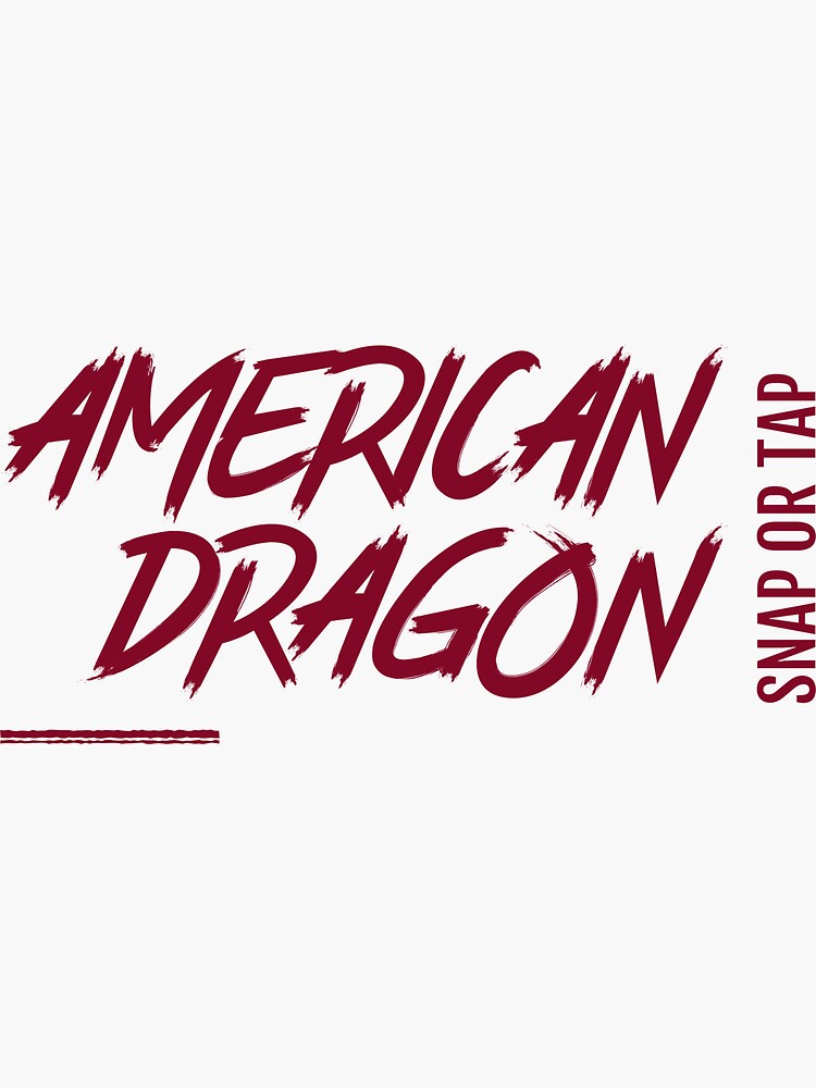 "Bryan Danielson American Dragon" Sticker for Sale by MoonPirate ...