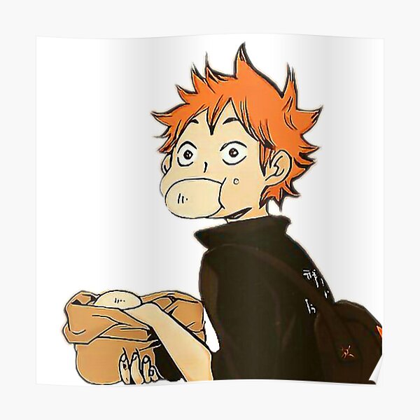 "Haikyuu Hinata Meat buns" Poster by Amitrix | Redbubble