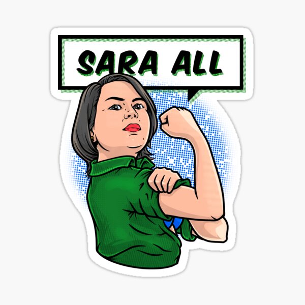 "Sara All Duterte Inday Philippines Pilipinas Davao Support" Sticker ...