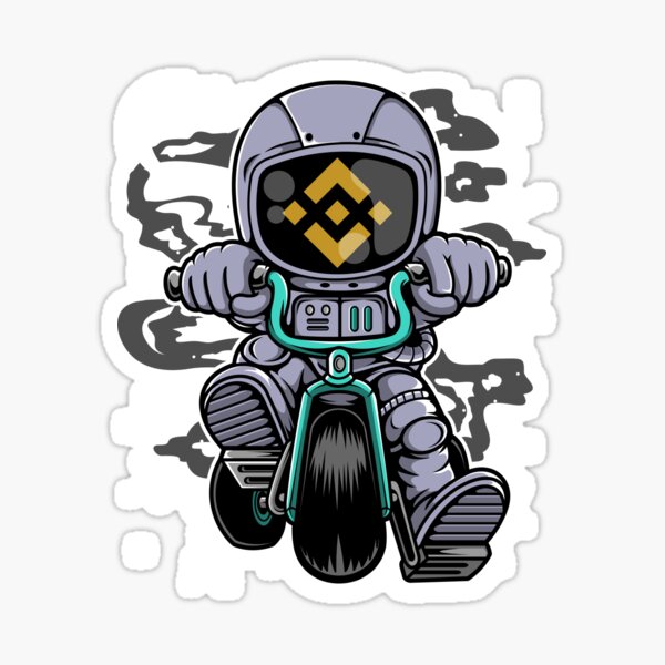 "Astronaut Binance BNB Coin To The Moon Crypto Token Cryptocurrency ...