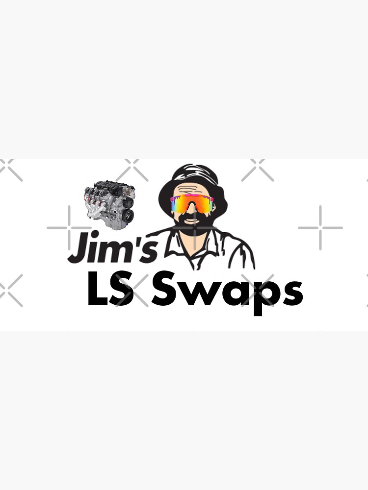 "Jims LS Swaps Decal / Sticker" Sticker for Sale by sticker-vault ...