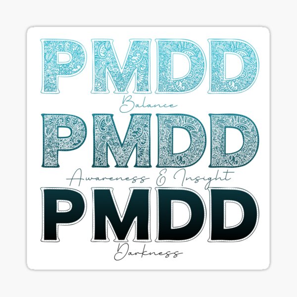 "PMDD Awareness. Darkness of depression, Teal for Insight, Turquoise ...