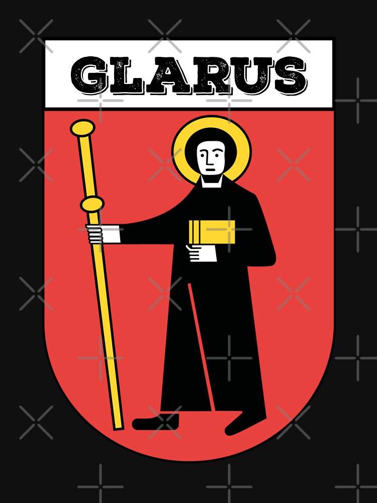 "Glarus, Coat of Arms. Cantons of Switzerland " T-shirt for Sale by ...