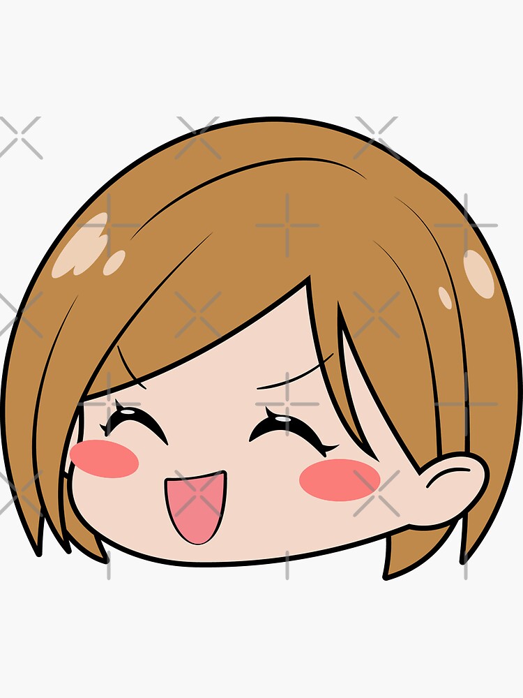 "Jujutsu Kaisen Nobara Chibi-Kopf" Sticker von ChibiCheems | Redbubble