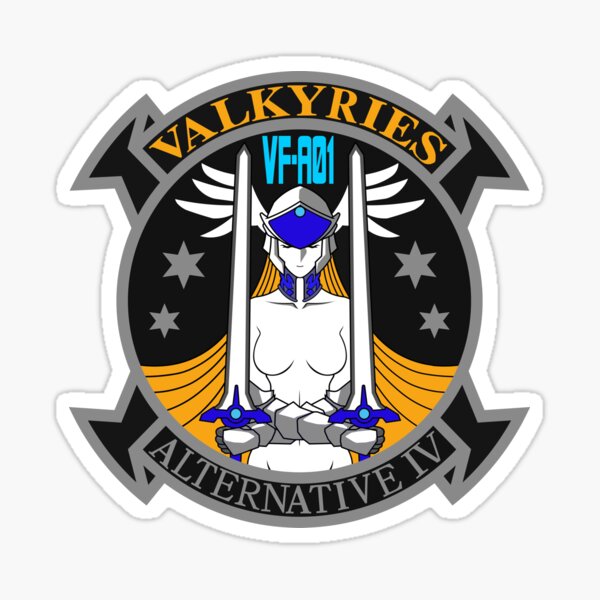 "Valkyries emblem." Sticker for Sale by 8III8 | Redbubble