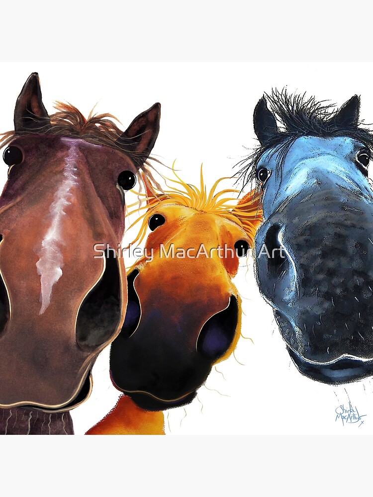"HaPPY HoRSe PRiNT ' RoDNeY, PiNeaPPLe & BuRT ' BY SHiRLeY MacARTHuR ...