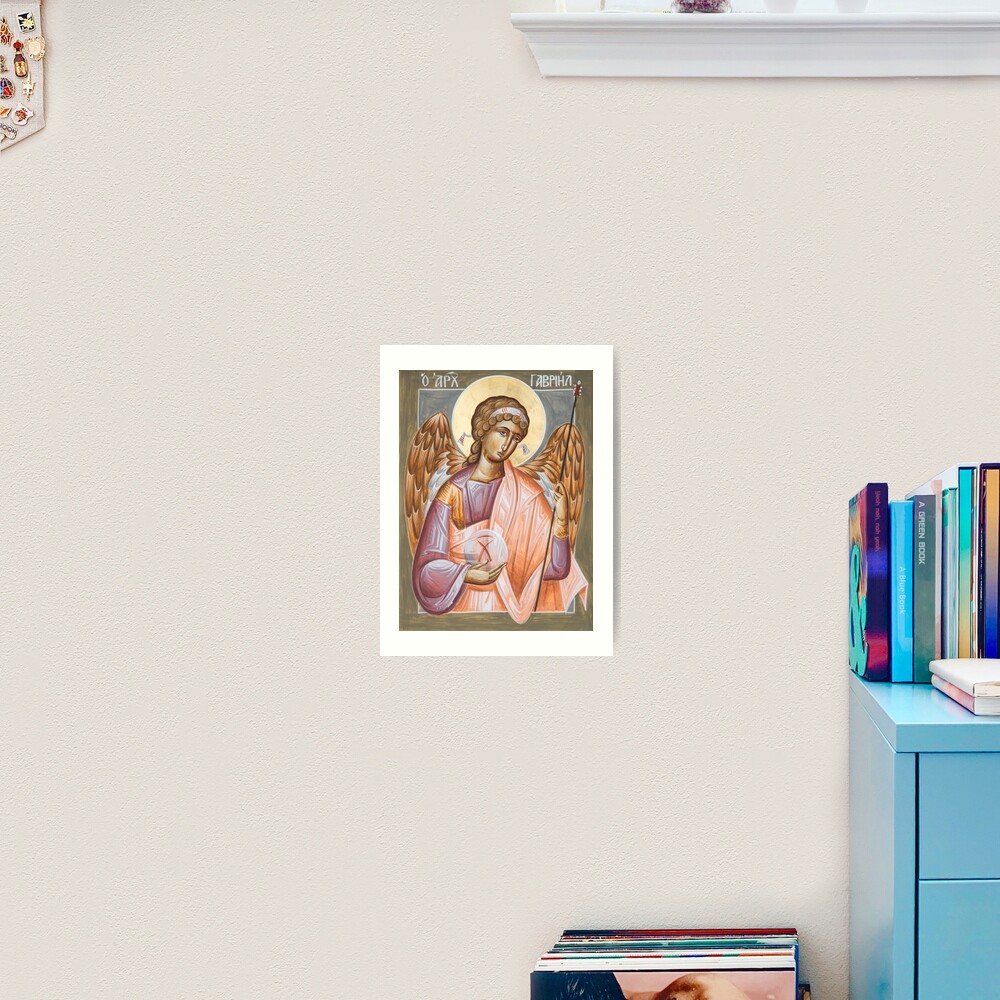 "Archangel Gabriel" Sticker for Sale by ikonographics | Redbubble