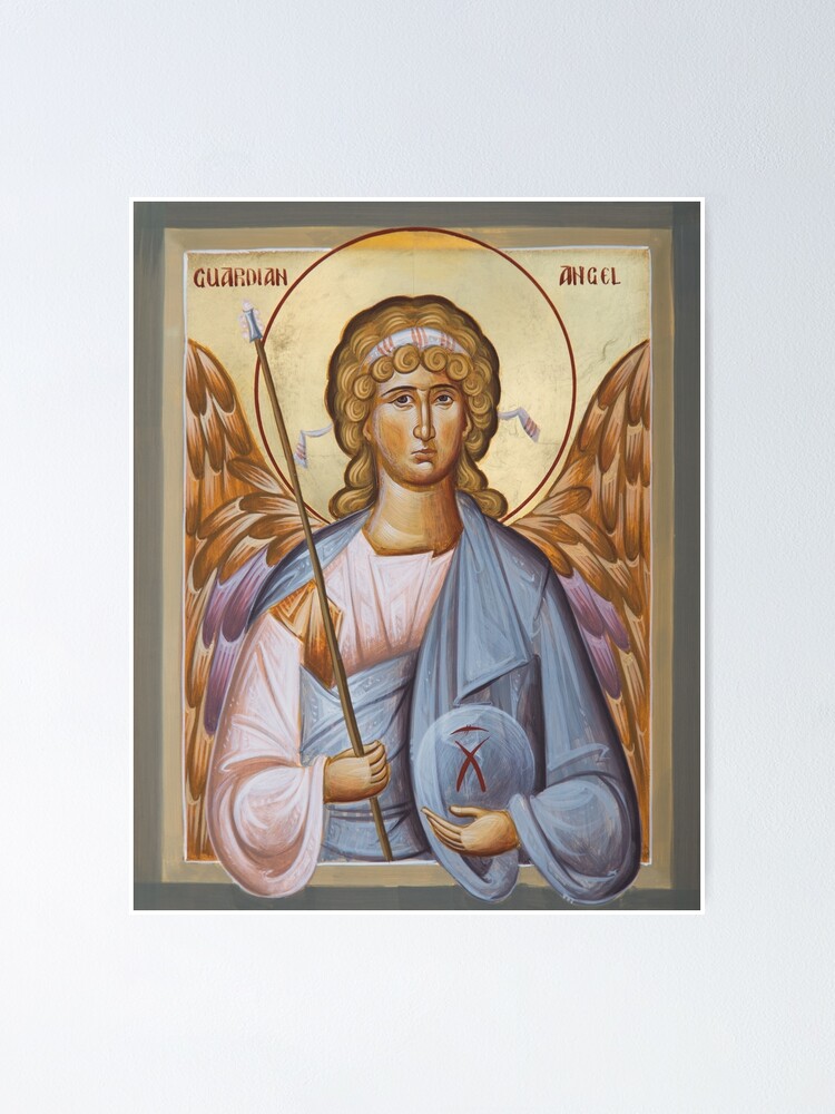 "Guardian Angel" Poster for Sale by ikonographics | Redbubble