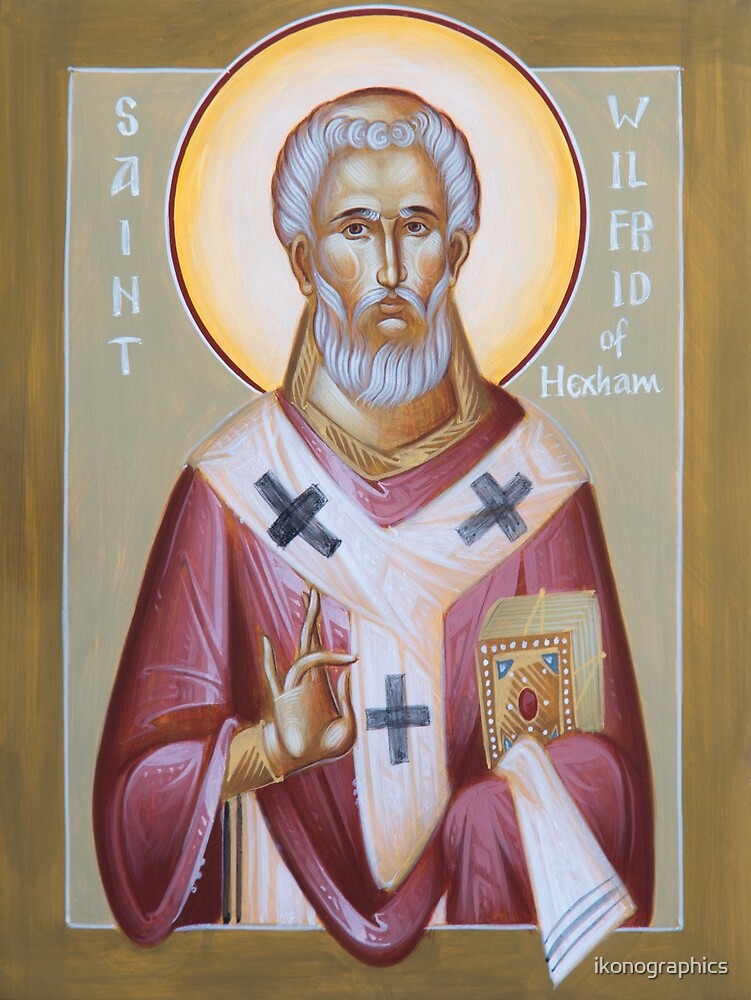 "St Wilfrid of York (Hexham)" by ikonographics | Redbubble